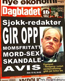 Dagbladet blir bare bilag – Humor fra arkivet